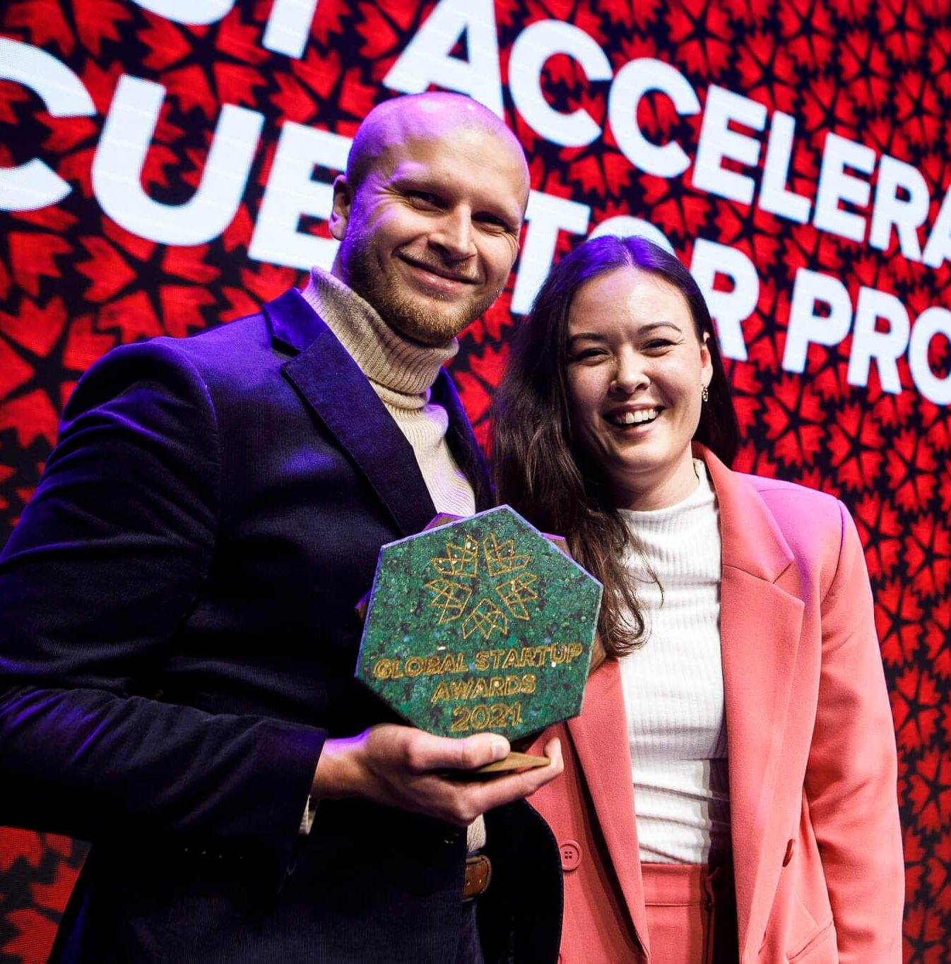 Global Startup Award | c o t t | Statuette | Upcycling